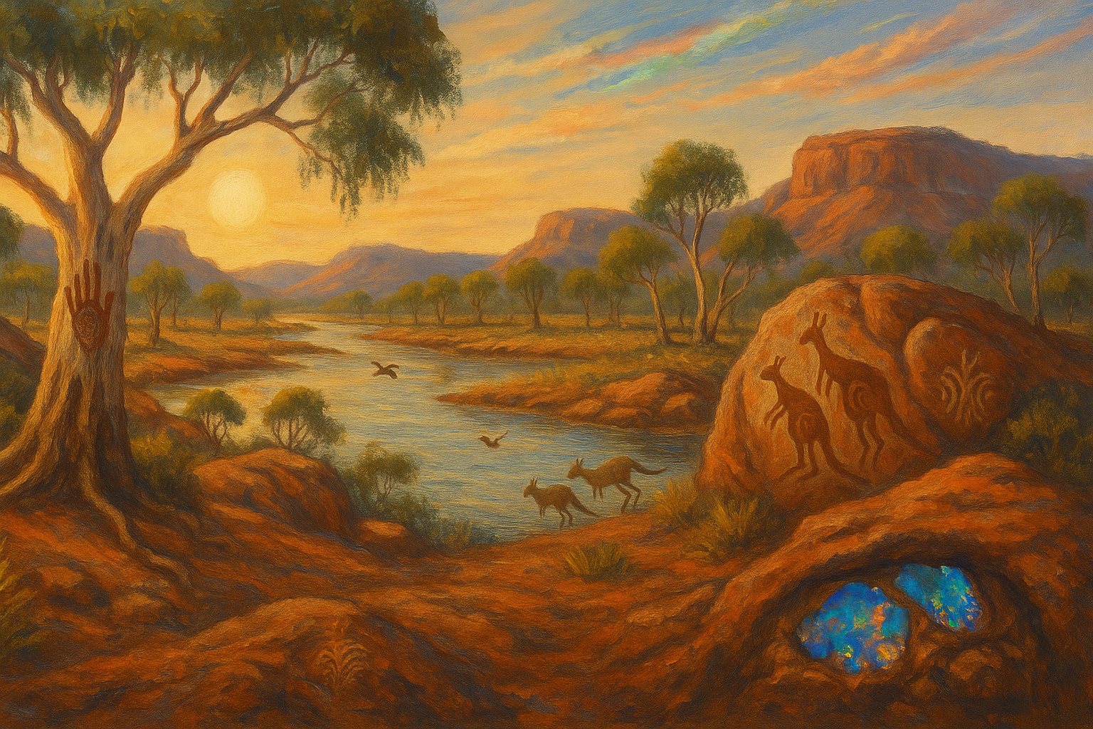 Boulder Opal: The Ancient River That Became Yaraka Opal Country ...